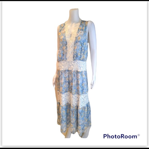 Marchesa | Dresses | Nwt Marchesa Rose Floral Midi Dress | Poshmark
